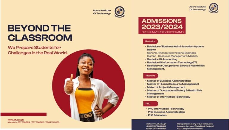 Seven benefits Nigerian Students get for attending Accra Institute of ...