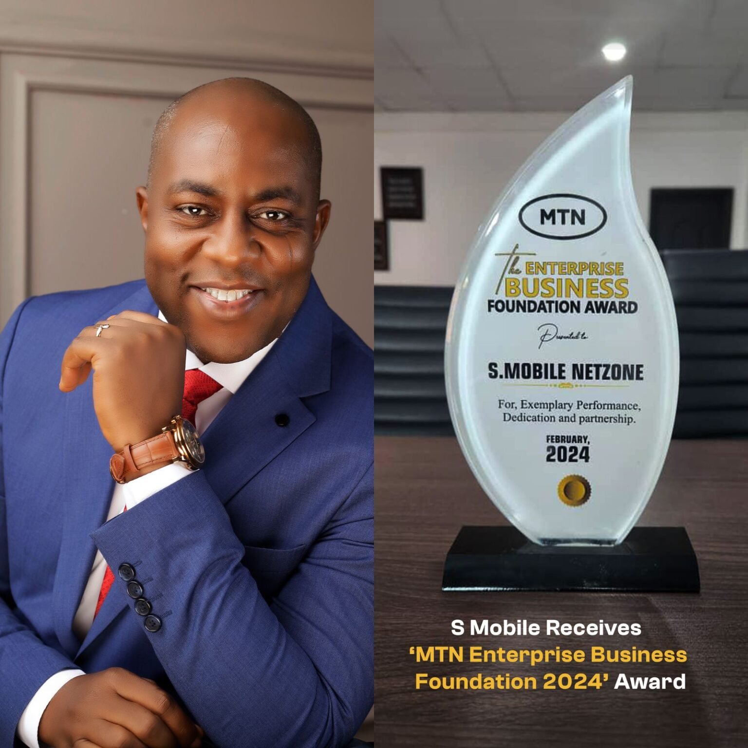 MTN Business recognises S Mobile in 2024 Enterprise Business Foundation ...