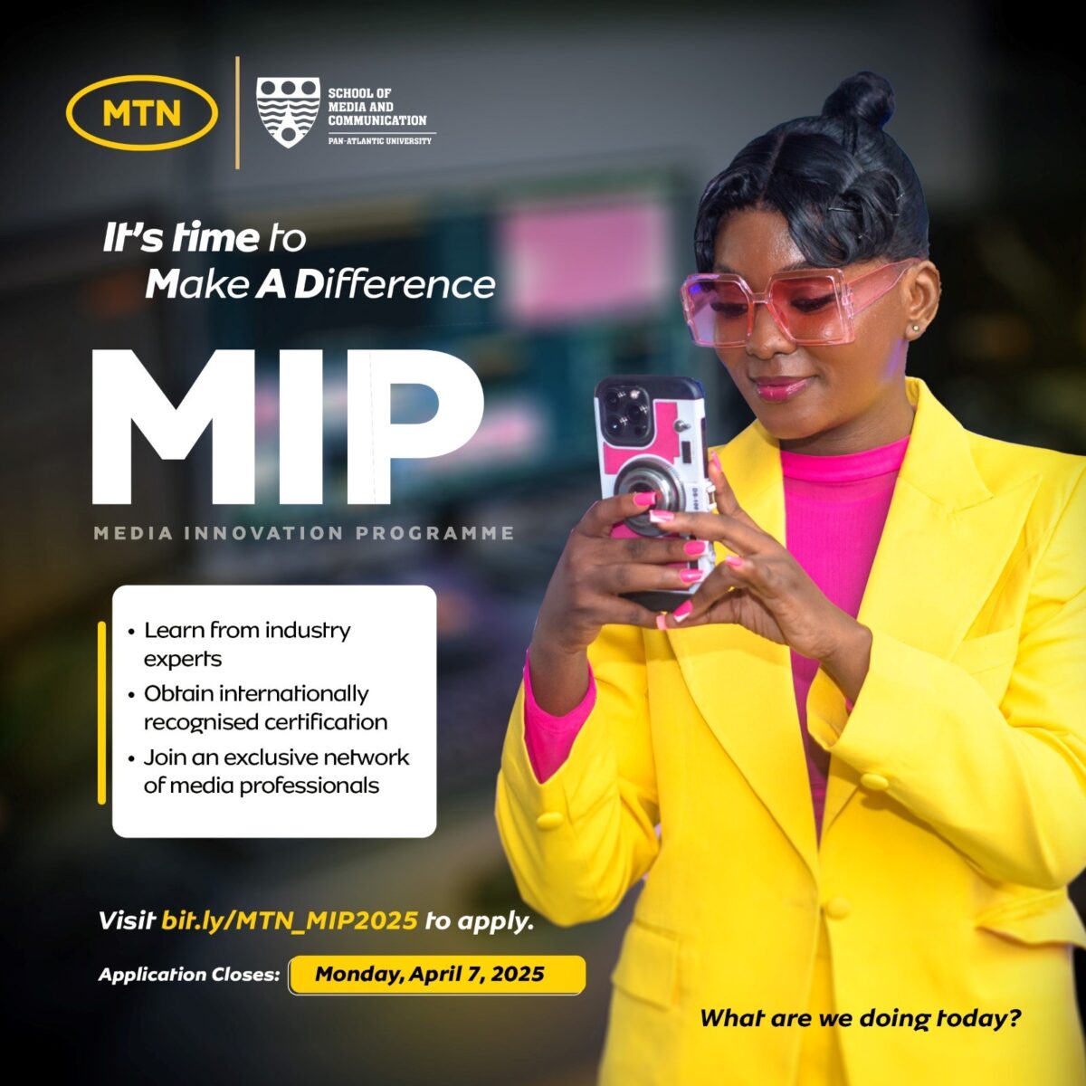 Apply Now: MTN Media Innovation Programme (MIP) Cohort 4 - Shape the Future of Media - ITPulse ...